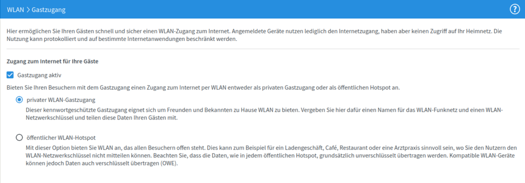 Fritzbox Gast-WLAN einrichten | heimnetz.de