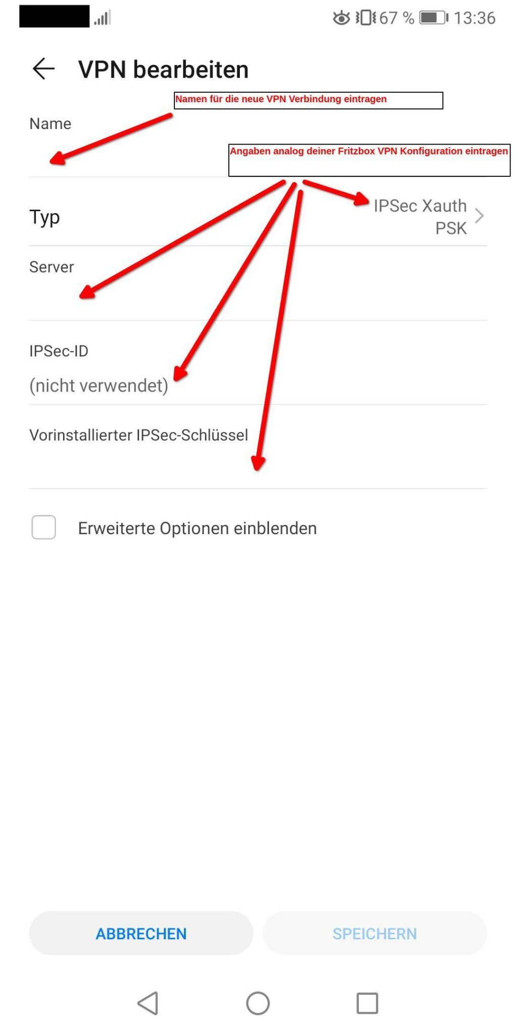 Fritzbox VPN Android-Client einrichten | heimnetz.de