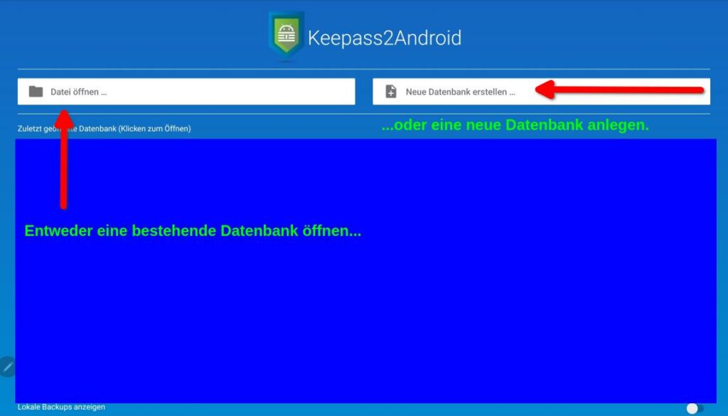Erste Schritte mit KeePass2Android | heimnetz.de