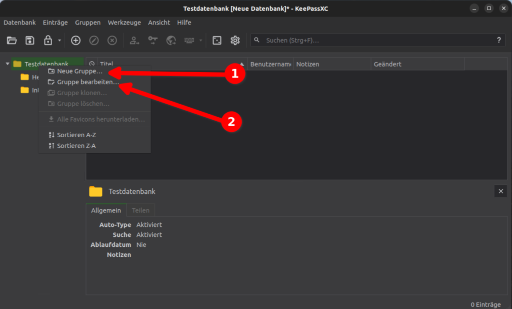 Erste Schritte mit dem Passwortmanager KeePassXC | heimnetz.de